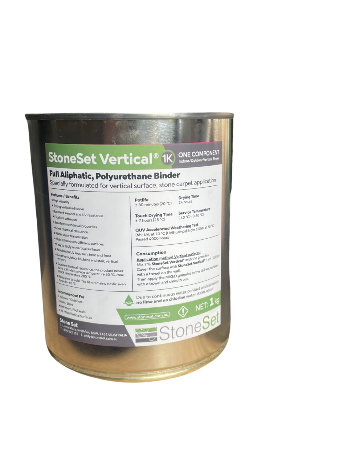 VertiStone - Vertical Pebble Binder Kit - StoneSet